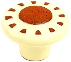 Century Hardware 50729-CRT Alps Ceramic 1-1/2 Inch dia Knob Cream ...
